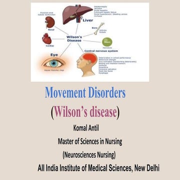 Wilson disease (Movement disorder).pptx