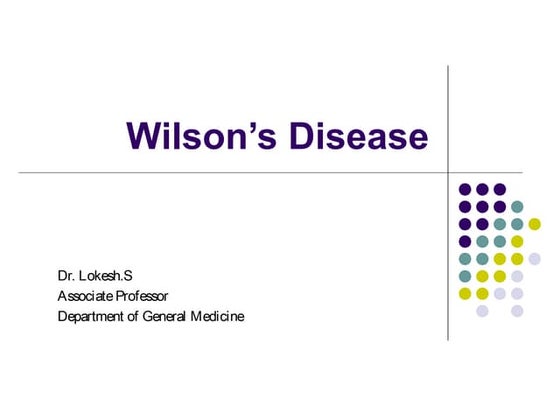 Wilson disease | PPT