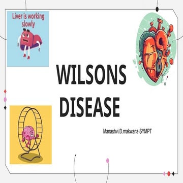 wilsons disease (movement disorder) | PPTX