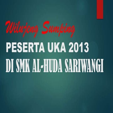 Wilujeng sumping | PPTX