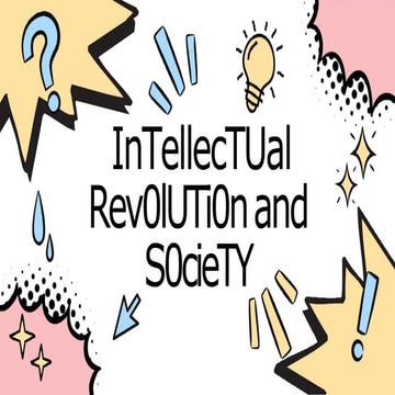 Intellectual revolutions that defined society | PDF