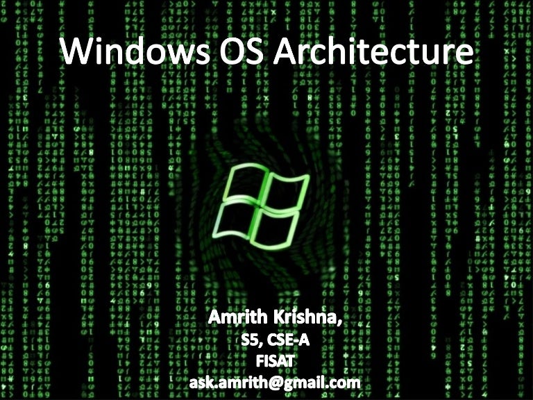 Windows Architecture