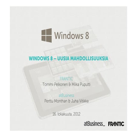 Frantic After Work: Windows 8 | PDF