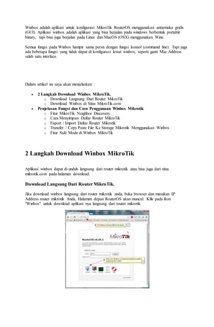 Mikrotik | PDF
