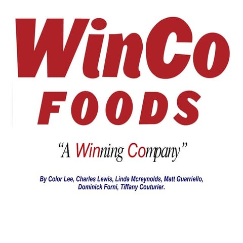 Winco powerpoint | PPT