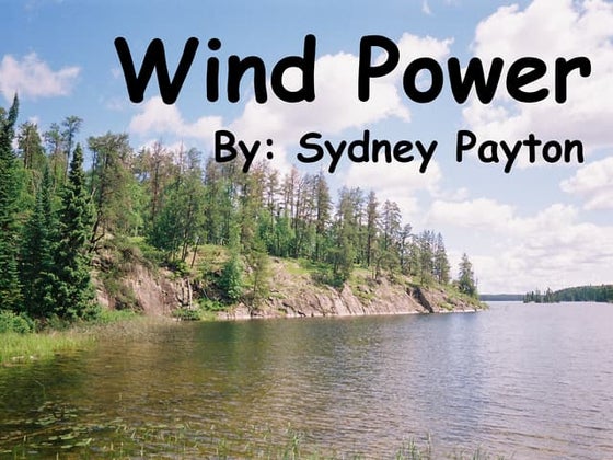 WIND POWER GENERATION | PPTX | Power and Energy Industry | Industries