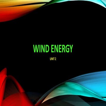 Wind Energy | PPT