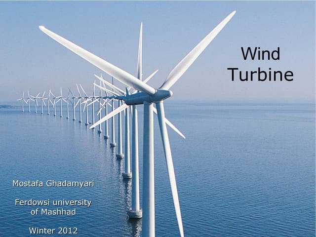 Wind turbine blade design | PPT