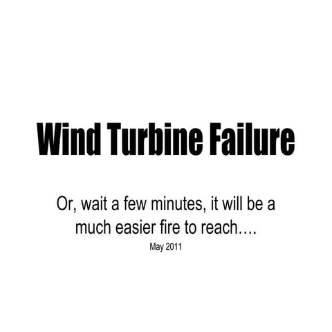 Wind Turbine Failure | PPS