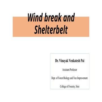 Wind break- 1st year.pptxiro383kei8eieke8e | PPTX
