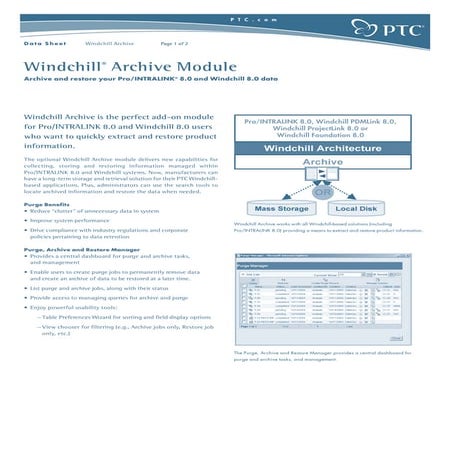 Windchill Archive - Secure Data Management for Efficient Product ...