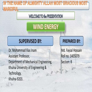 Wind energy | PPT