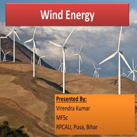 Wind energy | PPT
