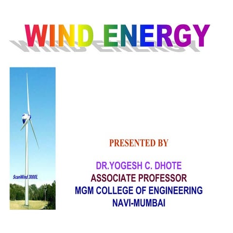 Wind energy | PDF