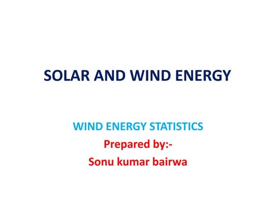 Fixed and variable speed turbine | PPTX