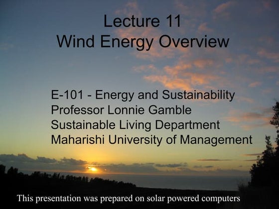 Harnessing Wind Energy 3 - Harnessing Wind Energy.ppt | Sailing | Sports