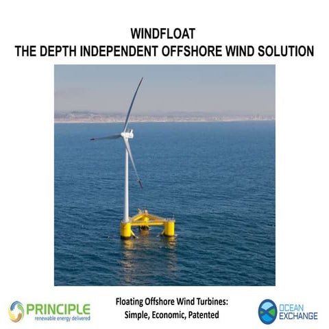 Wind Float: The Depth Independent Offshore Wind Solution | PPTX