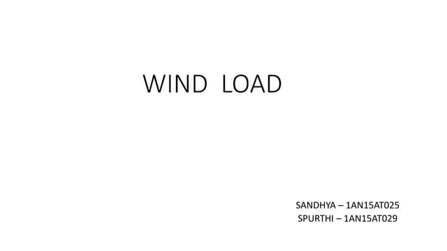 Design wind load | PPTX