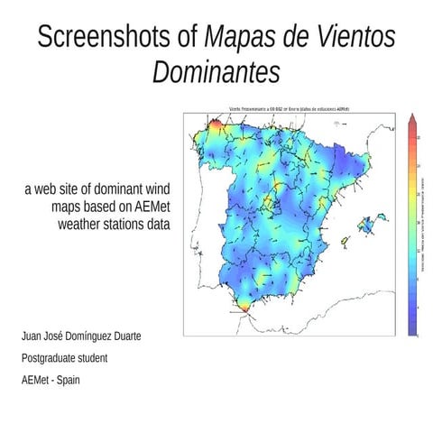 Wind maps screenshots | PPT