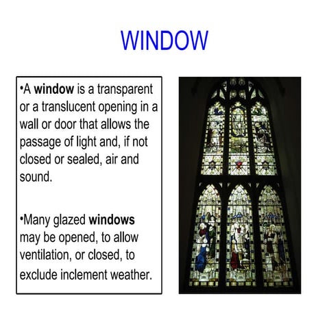 Window | PPT