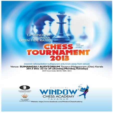 Window chess tournament | PDF
