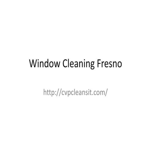 Solar panel cleaning fresno | PPTX