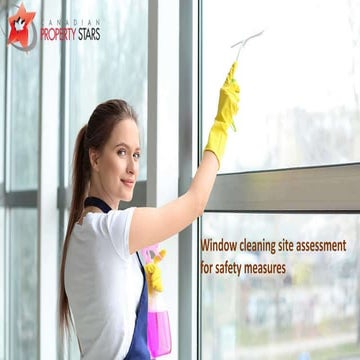 Window cleaning site assessment for safety measures | PPT
