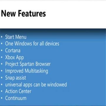 Windows 10 features | PPT