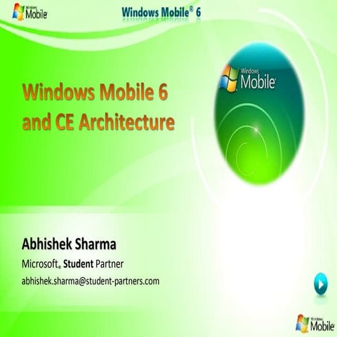 Windows Mobile 6 | PPT