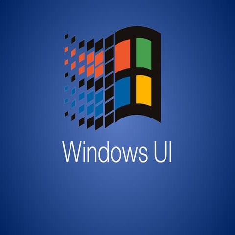 Windows UI presentación ( user interface ) | PDF