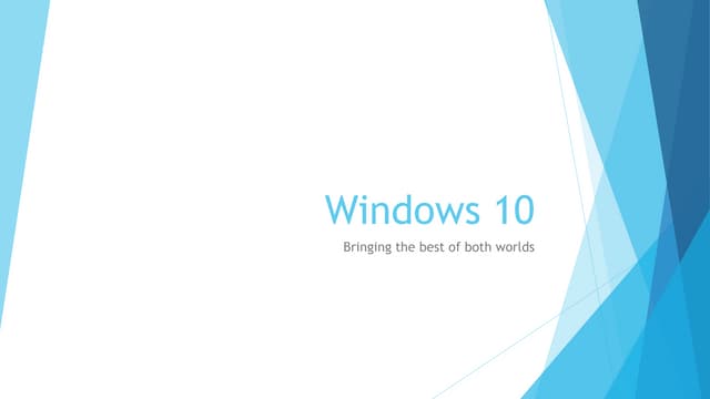 Window 10 ppt | PPTX