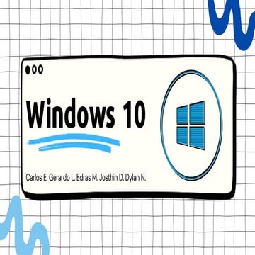 Presentación de Windows 10.pptx Hecha en canva | PPTX