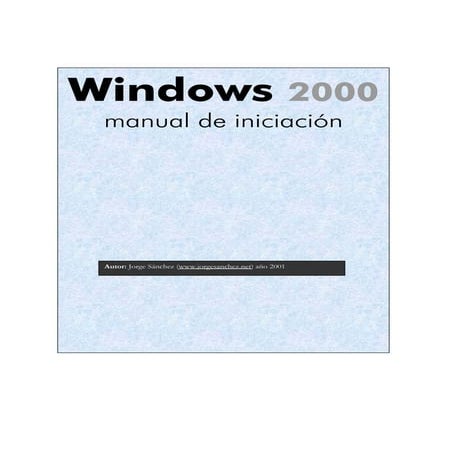 Windows 2000 manual | PDF