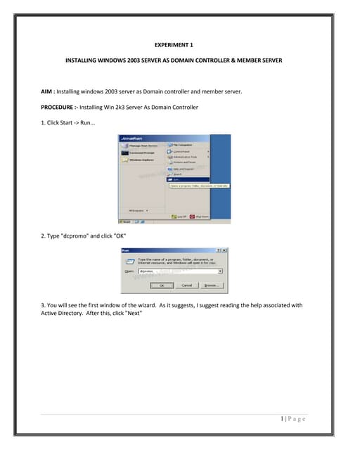 Active Directory | PPTX | Operating Systems | Computer Software and Applications