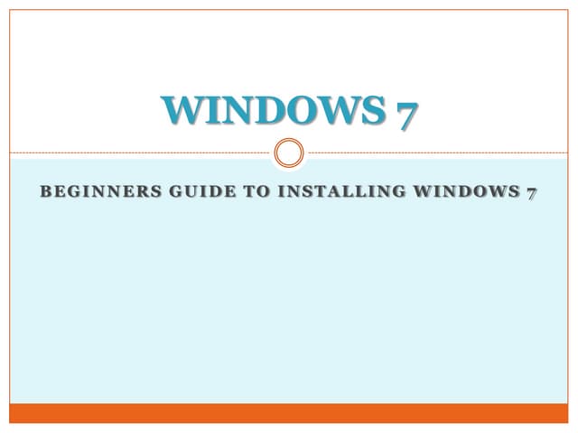 Installing Windows-10 | PPTX