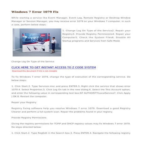 How to fix windows update error 646 in windows 7