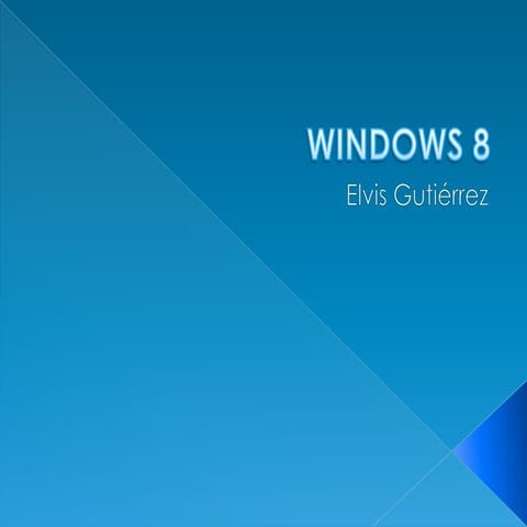 Presentación Windows 8 | ODP