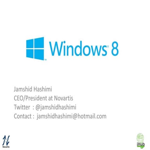 What's new in Windows 8 and Introduction to Application Development in ...