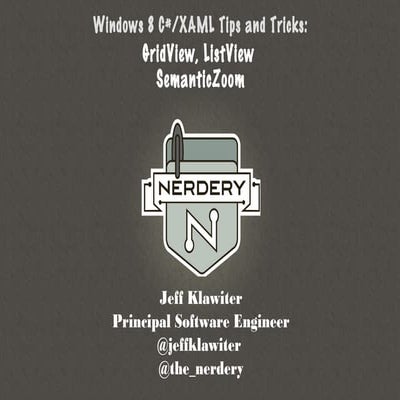 Windows 8 Design with Gridview | PPT | Computing | Technology & Computing