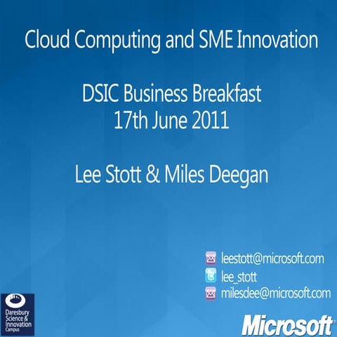 Windows azure for SME's | PDF