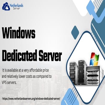 Securing Your Online Presence with Windows Dedicated Server | PPT