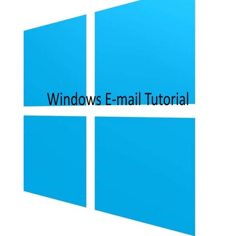 Windows email tutorial | PPTX