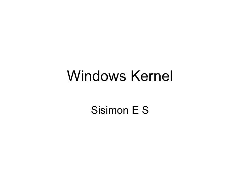 Windows kernel
