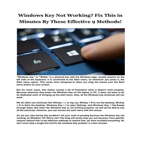 10 Reasons to Love Windows 10 | PPTX