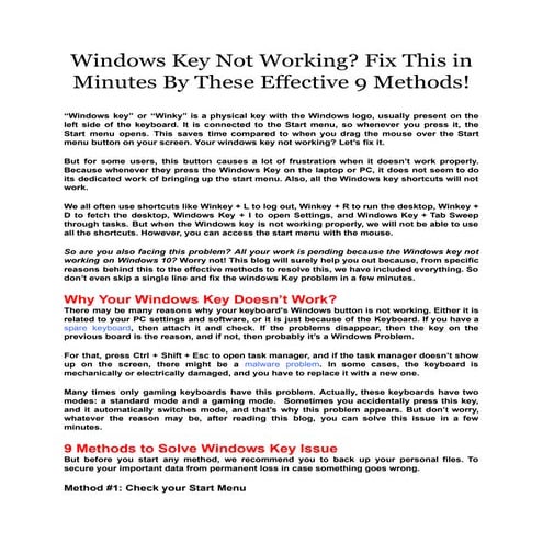 10 Reasons to Love Windows 10 | PPTX