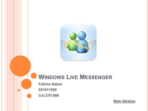Facebook Messenger | PPT