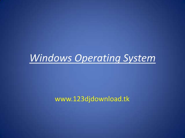 Introduction to ms windows | PDF