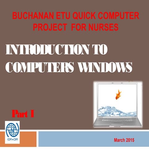 Windows Operating System Part 1 Introduction To Computer Ppt