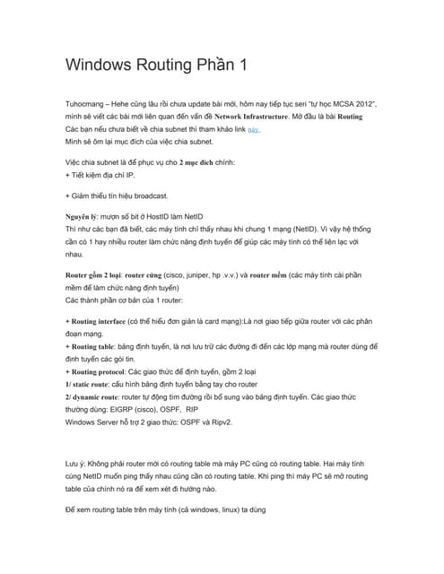 Hướng dẫn sử dụng phần mềm packet tracer | DOC