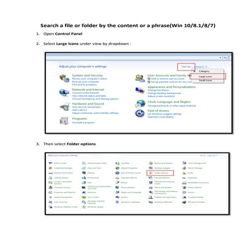 Windows search instruction | PDF